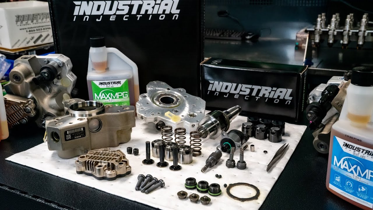 Inside a 5.9L Cummins XP Cp3 12mm Fuel Injection Pump - Video ...